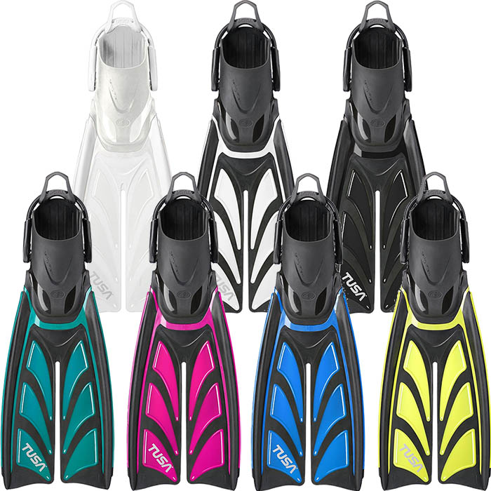 TUSA HyFlex Zoom Fins – Bungee Strap Version | Dive Garage